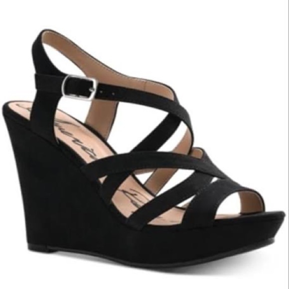 Good American | Shoes | New American Rag Arielle Wedge Platform Dress ...